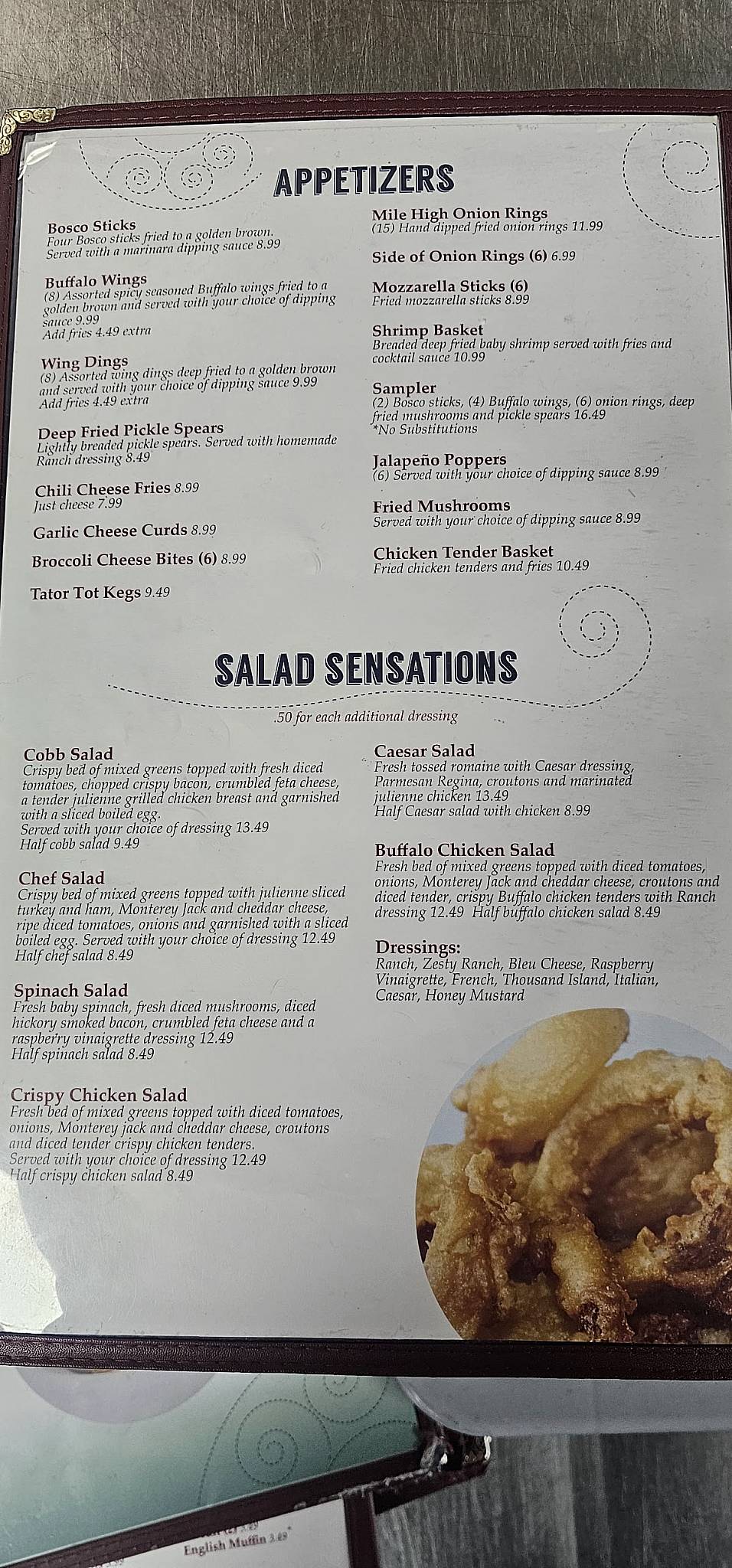 Menu at Linwood Corners Cafe, Linwood