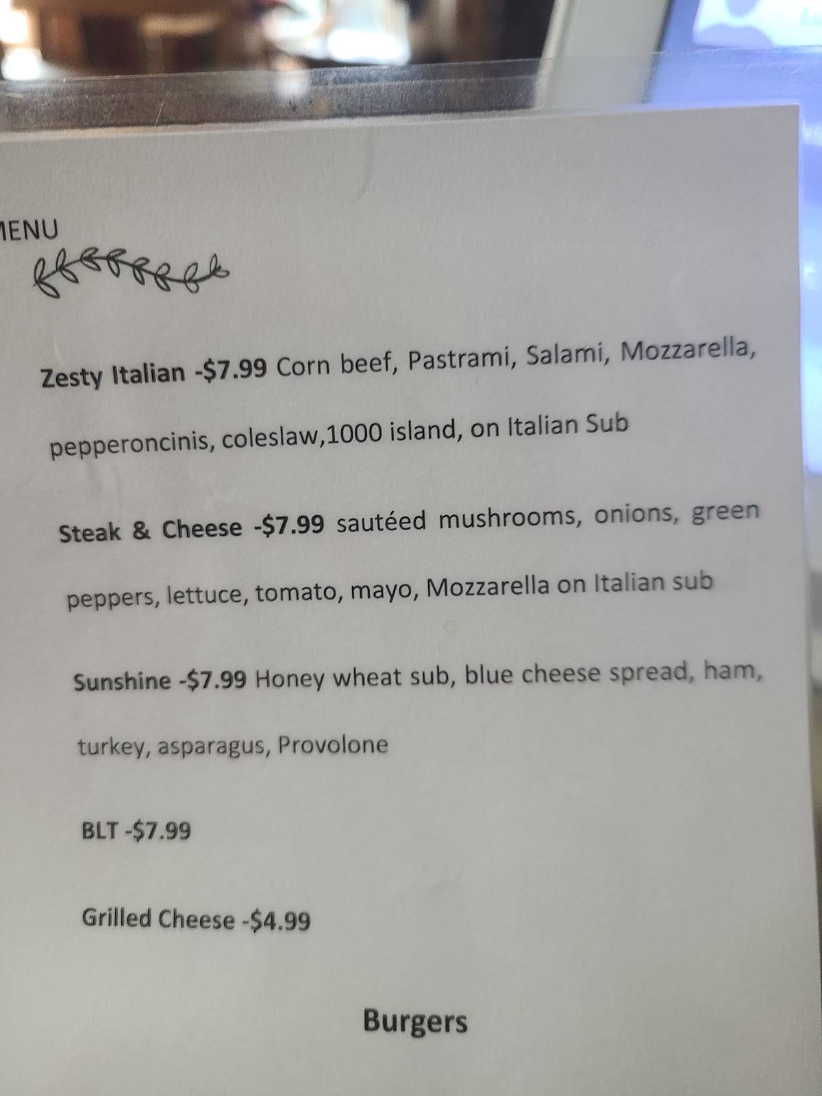 Menu at Log House 1776 Restaurant, Wytheville