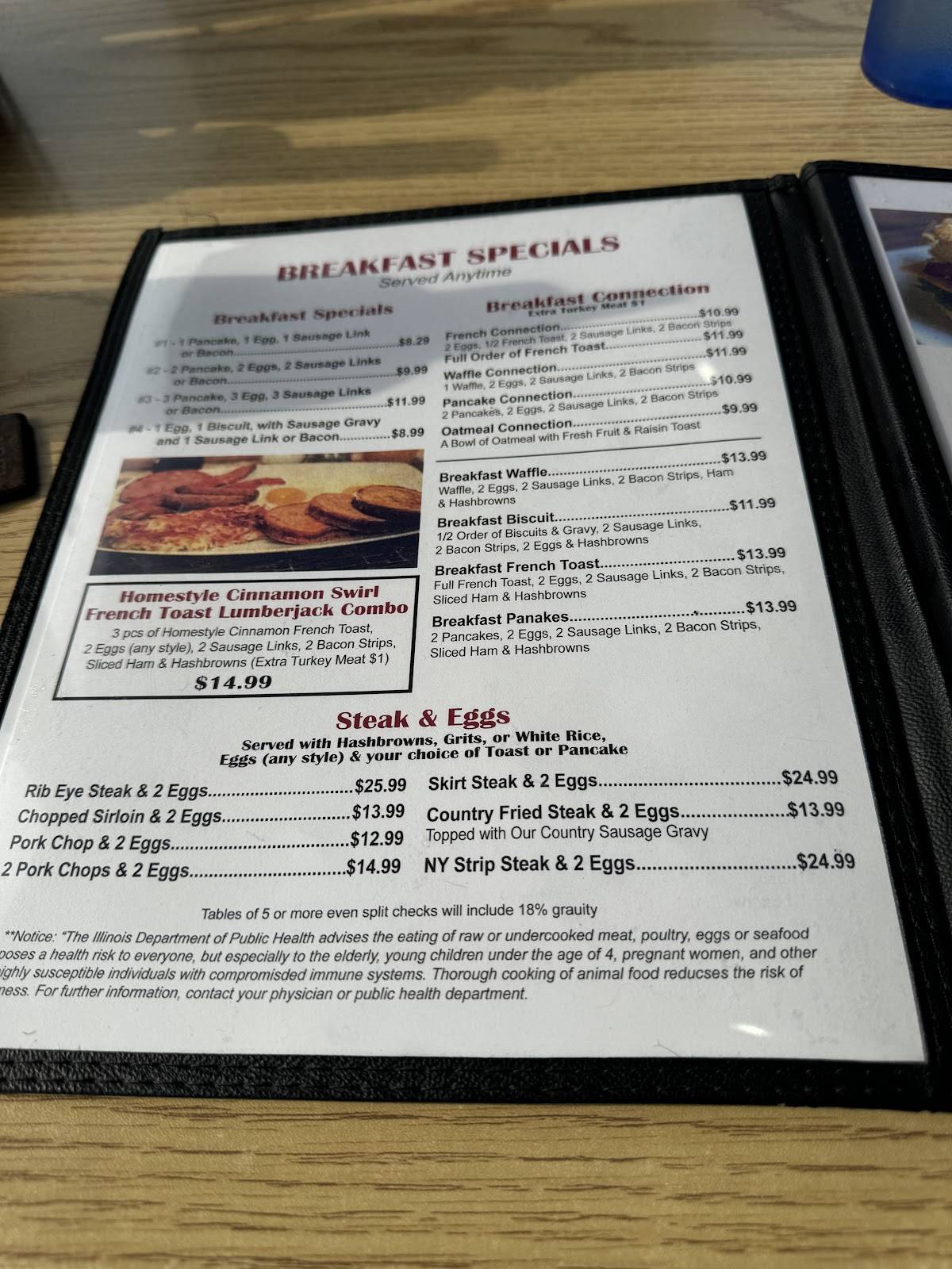 Menu at Los Angeles Restaurant, Hazel Crest, Kedzie Ave