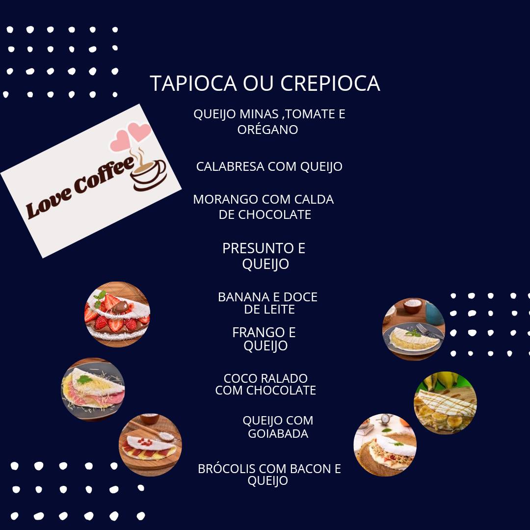 Menu at Love Coffee, Campos do Jordão