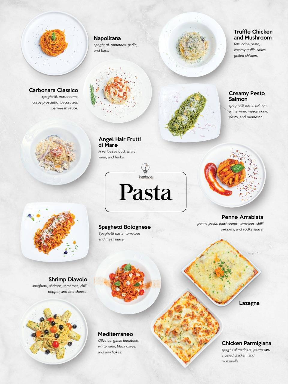 Menu at Luminous Espresso Industry Ph (IL Corso) restaurant, Cebu City