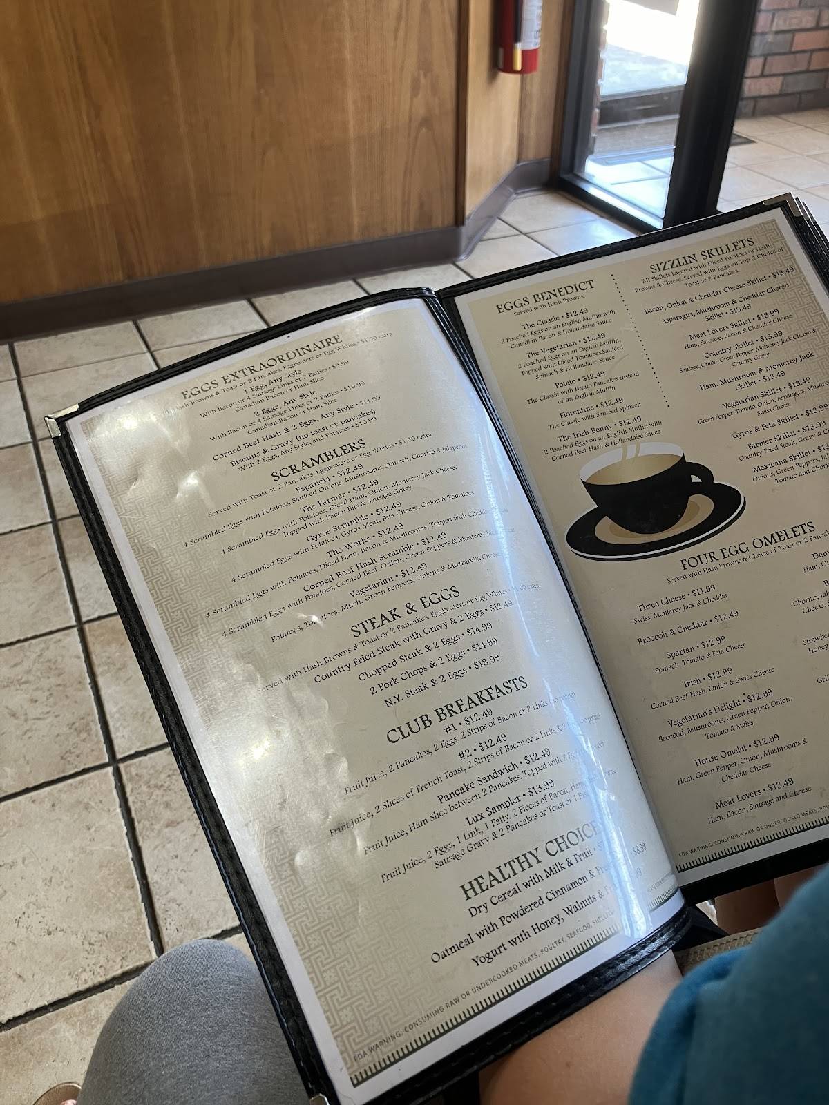 Menu at Lux Cafe, Battle Creek, Capital Ave SW Menu at Lux Cafe, Battle Creek, Capital Ave SW