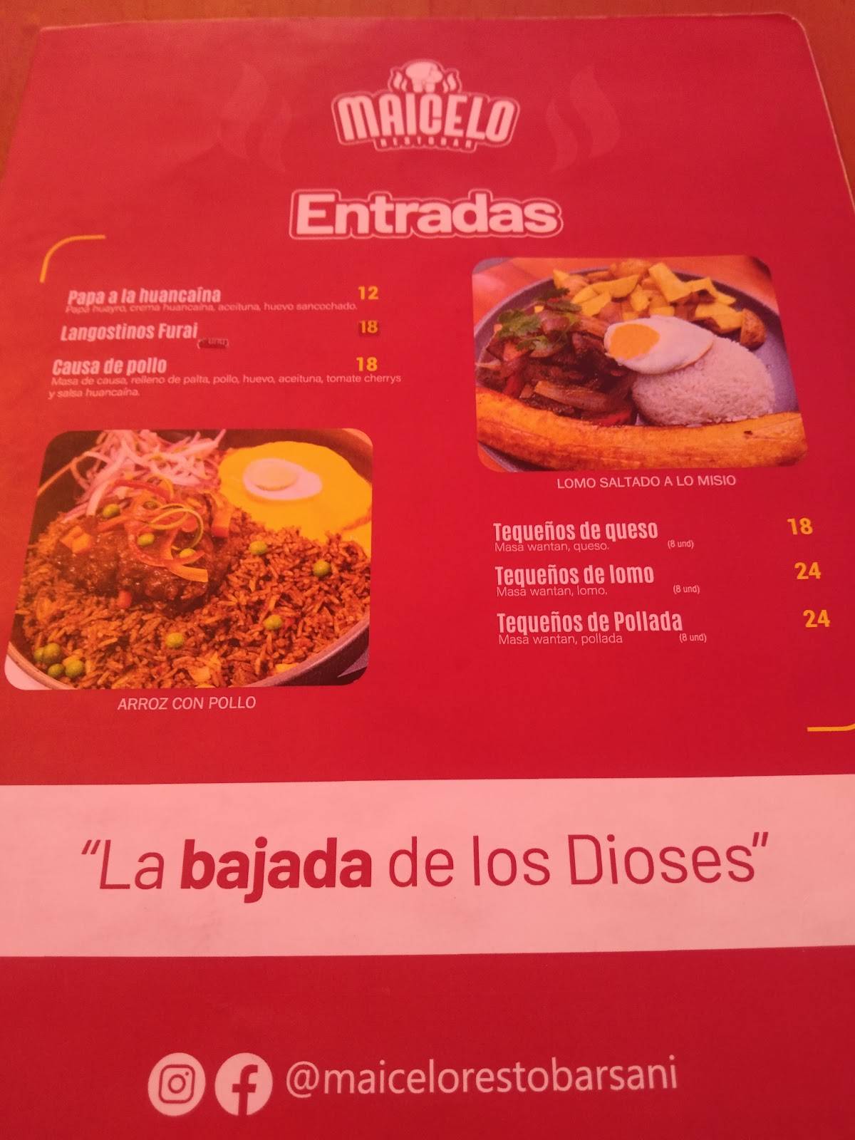 Carta de MAICELO RESTOBAR SAN ISIDRO, BLONDET 149, Lima