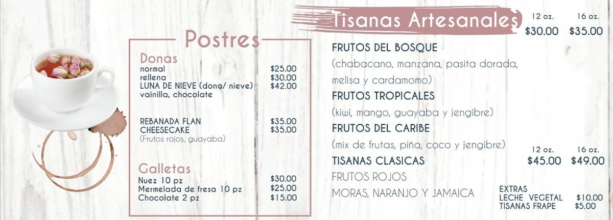 Carta de MALA KI CAFE, Zapopan