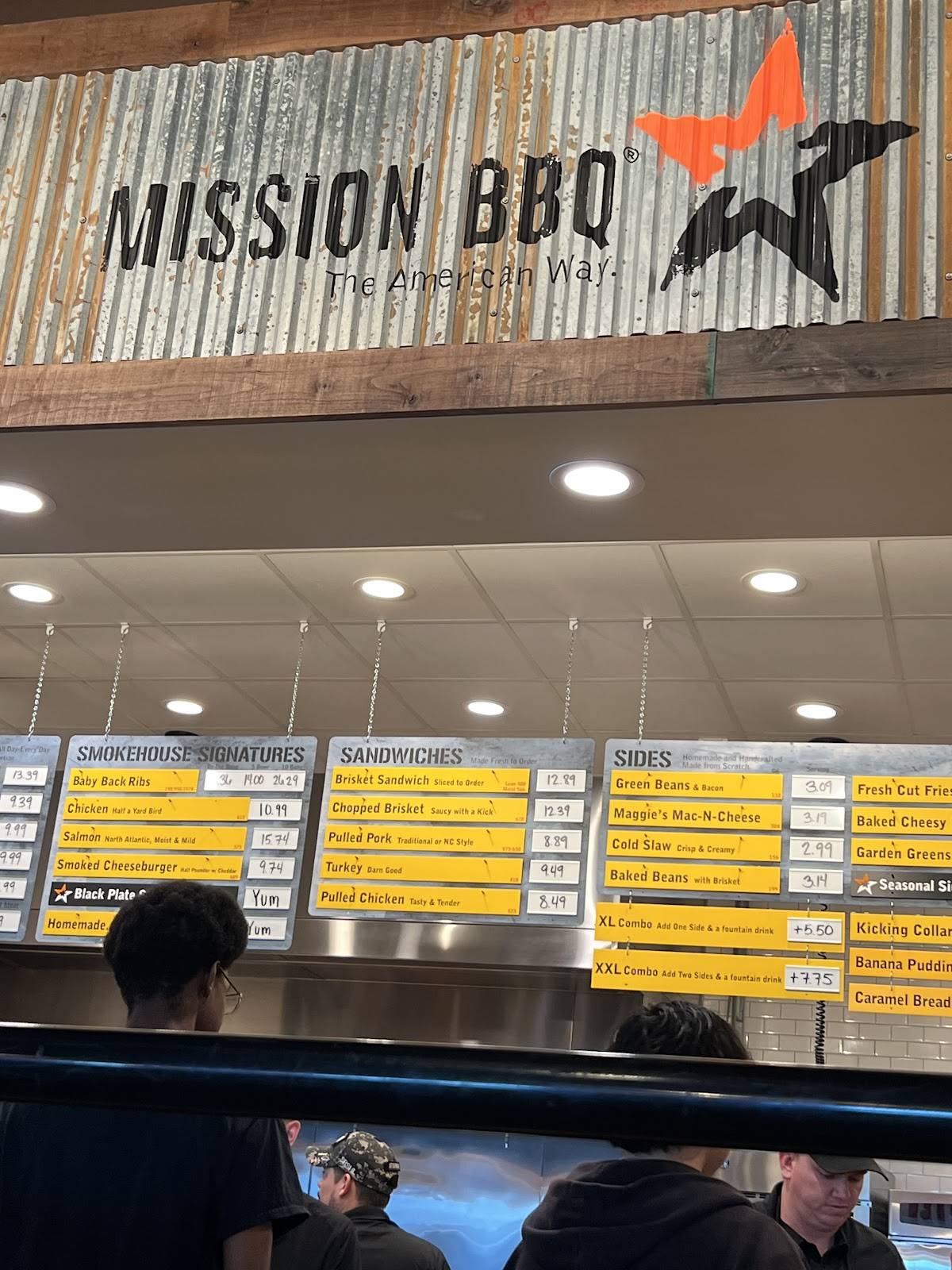 Menu at MISSION BBQ, Clermont