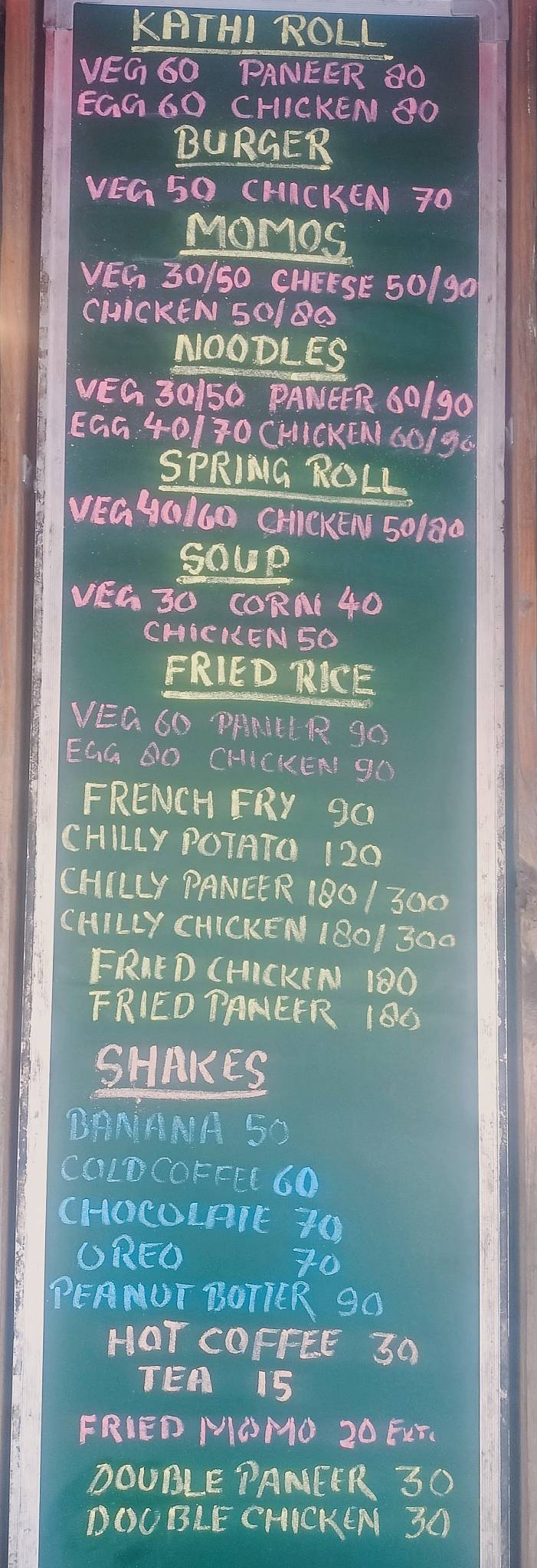 Menu at MUNCH BOX 2.0, Dehradun