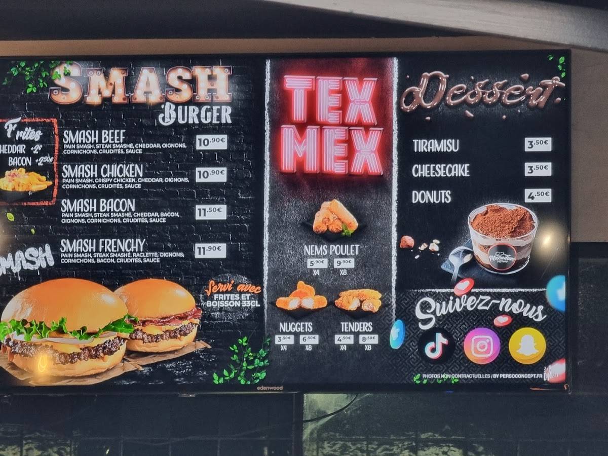 Menu au Macadam Restaurant, Rosny-sous-Bois