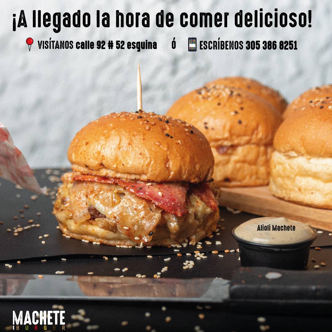 Menu at Machete Burger restaurant, Barranquilla, Cl. 98 #51b-80