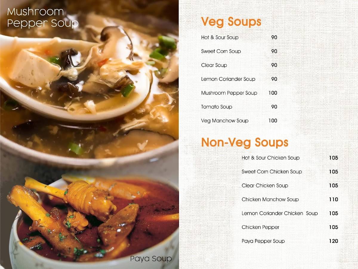 Menu at The MG Grand Premium Multicuisine Restaurant, Madanapalle