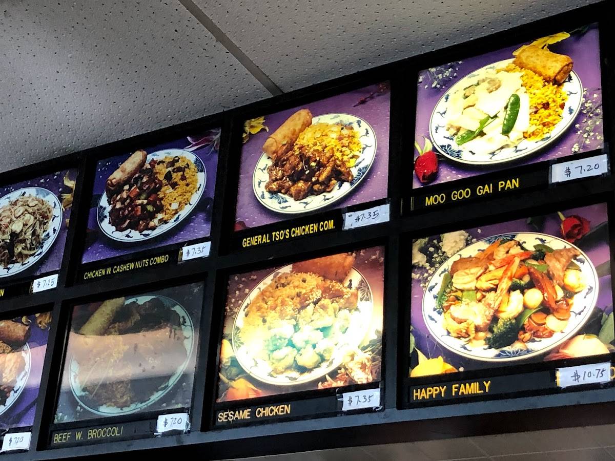 Menu at Main Moon Chinese Restaurant (Salem), Salem