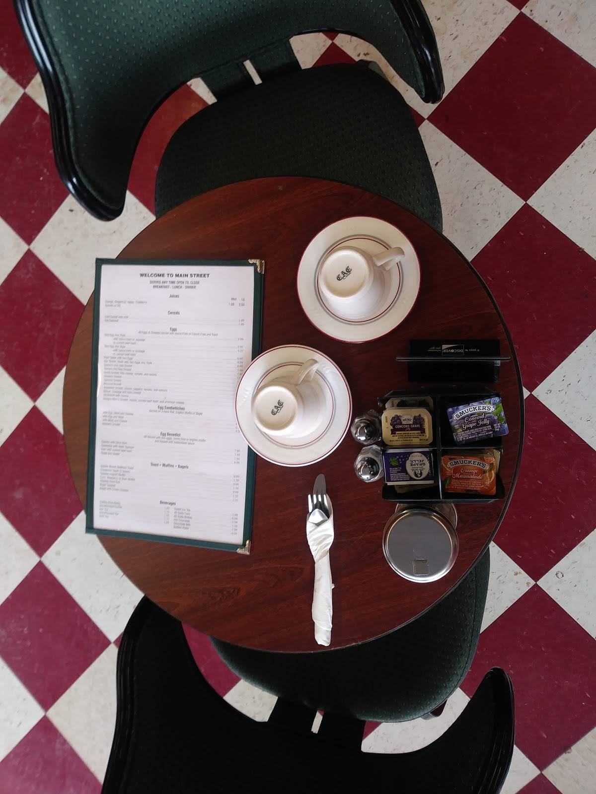 Carta del restaurante Main Street Greek Diner, Herkimer