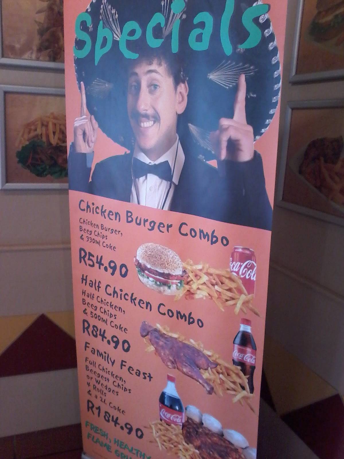 Menu at Mainies on Main restaurant, East London