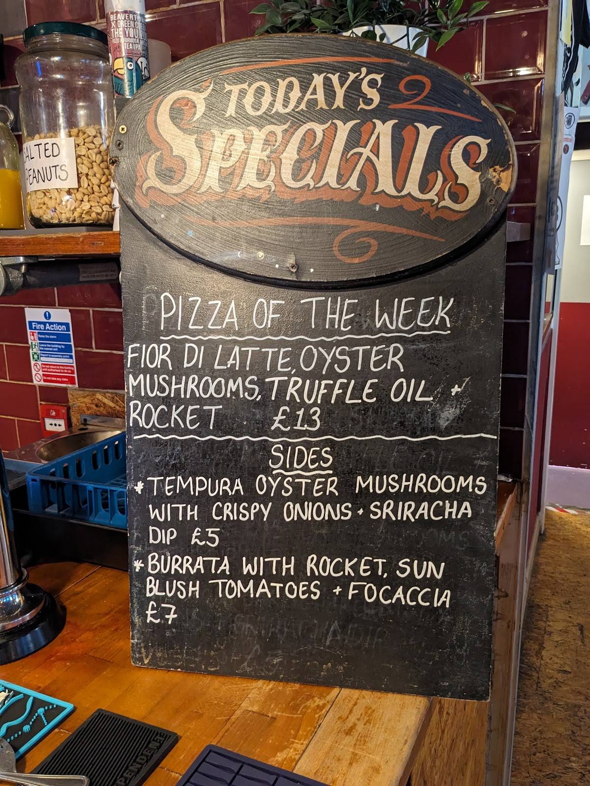 Menu at Major Tom's Social pub & bar, Harrogate