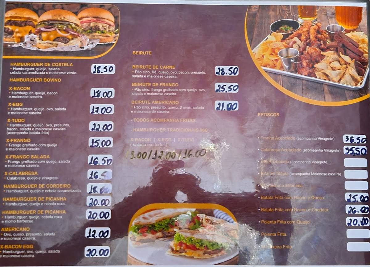 Menu em Marcelo Burger's restaurante, Arapiraca