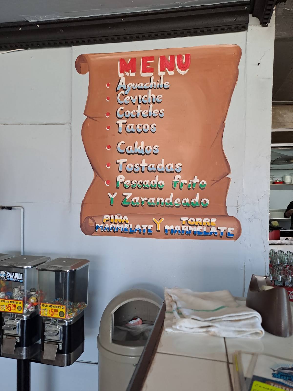 Carta del restaurante Mariscos MARMELATE, Ensenada