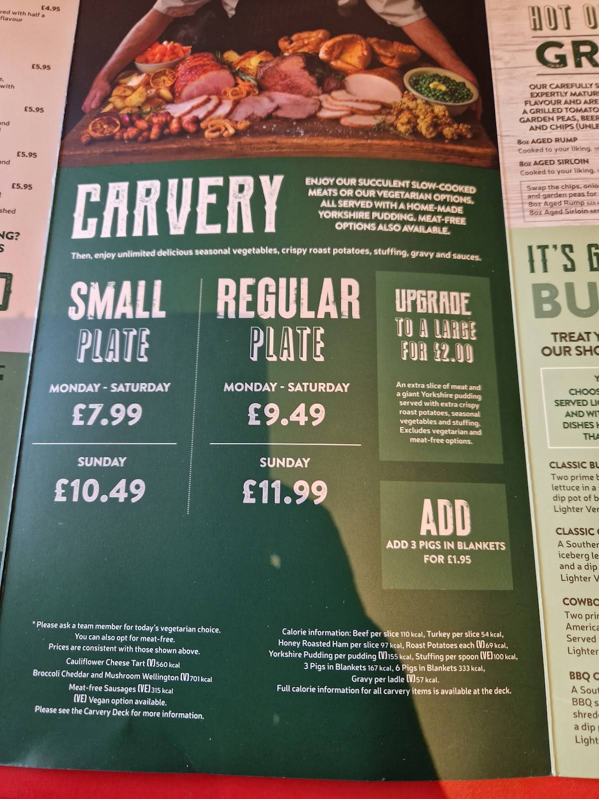 Menu at Market Cross pub & bar, Dunstable