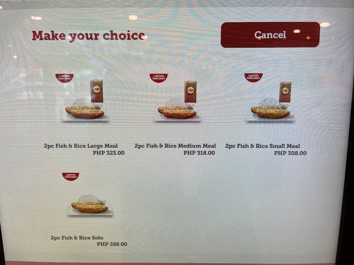 Menu at McDonald's Fort Boni 32nd St restaurant, Taguig, 32nd St