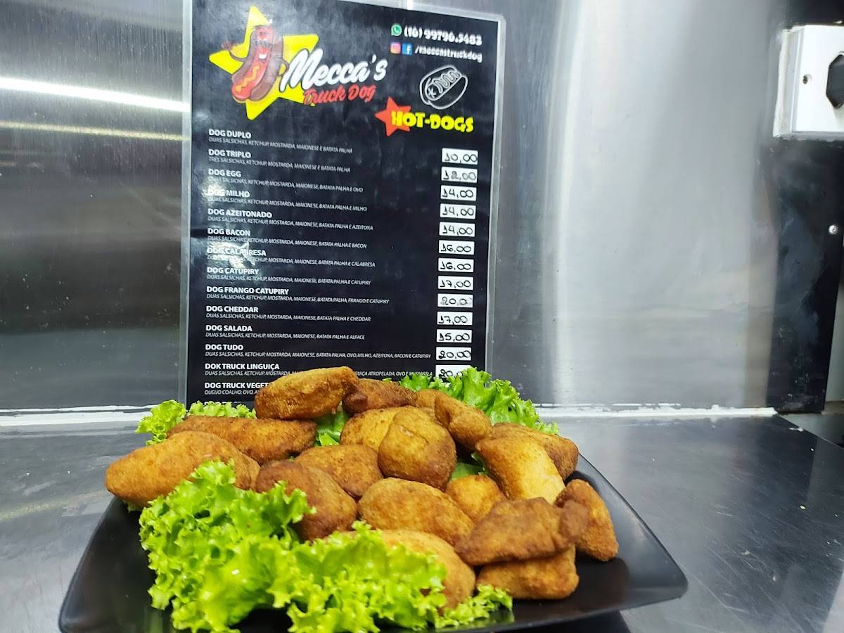 Menu em Mecca's truck dog restaurante, São Carlos