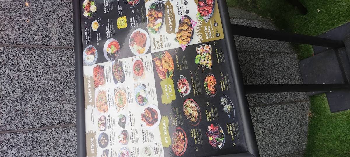 Carta de NAMSAN Korean Restaurant, Melbourne