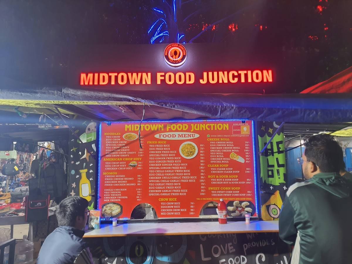 Menu at Midtown Food Junction, Guwahati