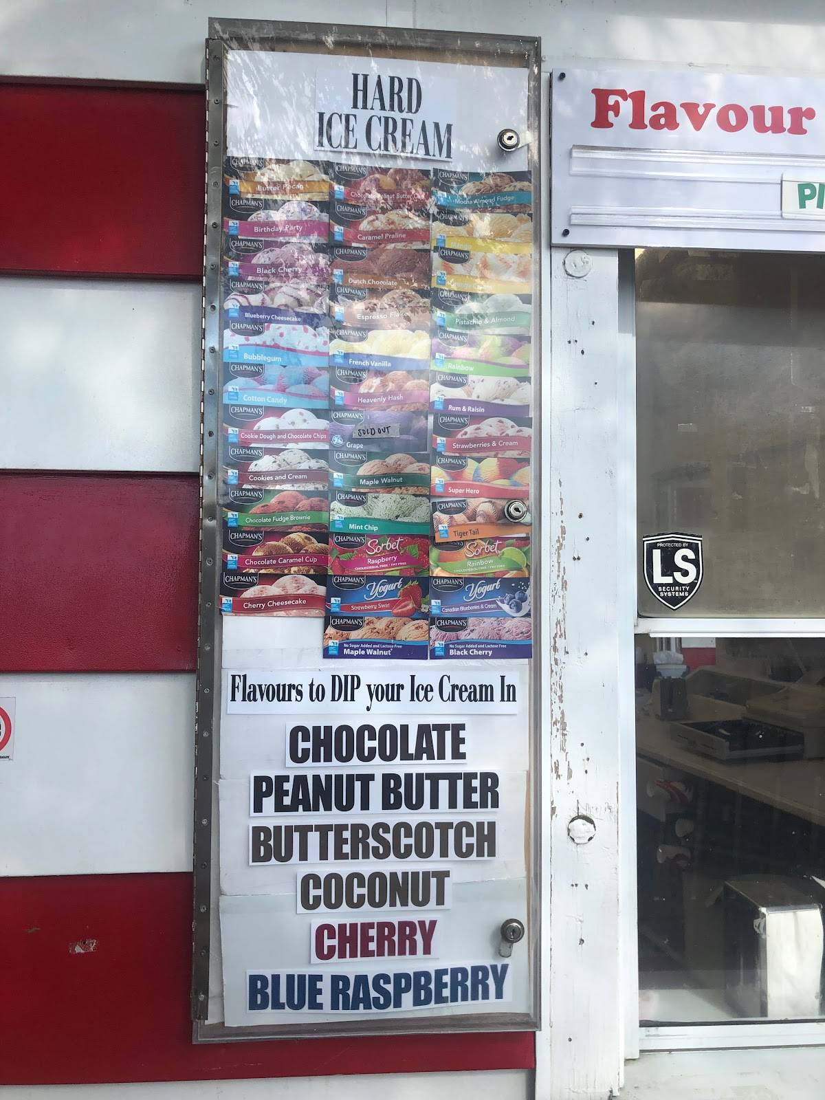 Menu at Milky Way desserts, Regina