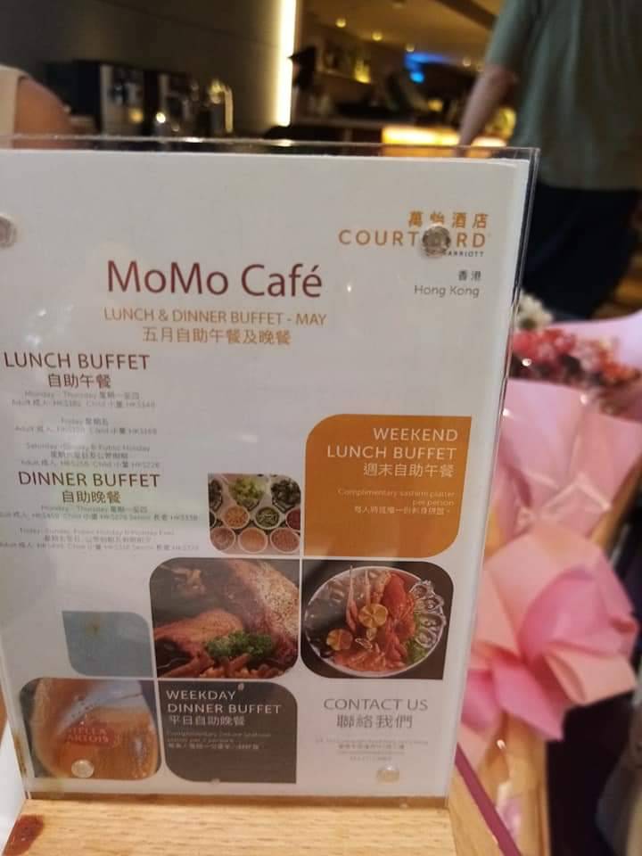 Menu at MoMo Cafe, Hong Kong, 167 Connaught Rd W
