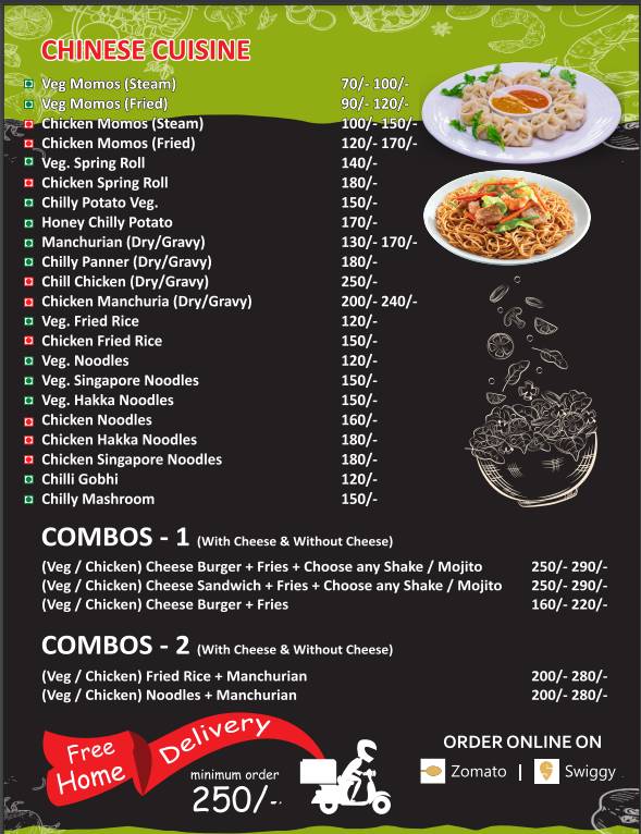 Menu at Moka's Grill, Noida