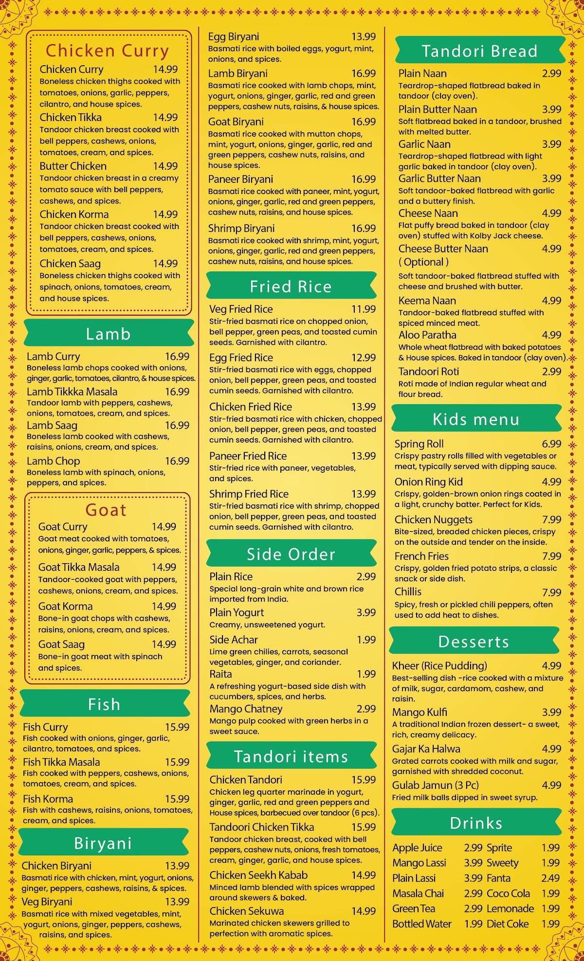 Menu at Momo heaven Indo-Chinese & Nepali cuisine restaurant, Carlisle
