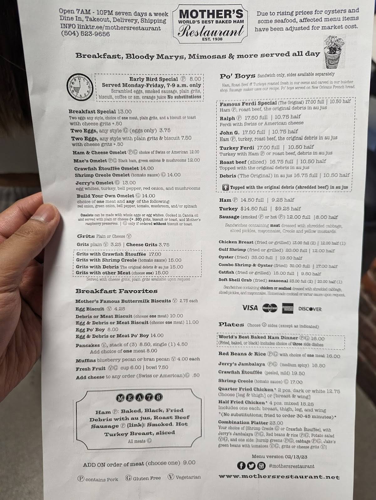 Mother’S Restaurant Menu – Mother’S Restaurant – SSKEHG