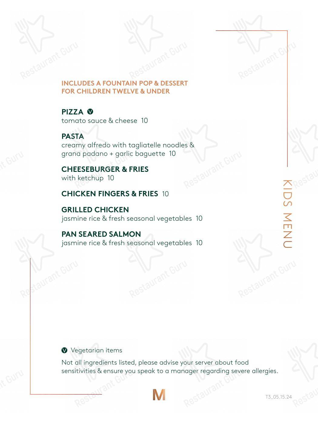 Menu at Moxies Lethbridge Restaurant, Lethbridge