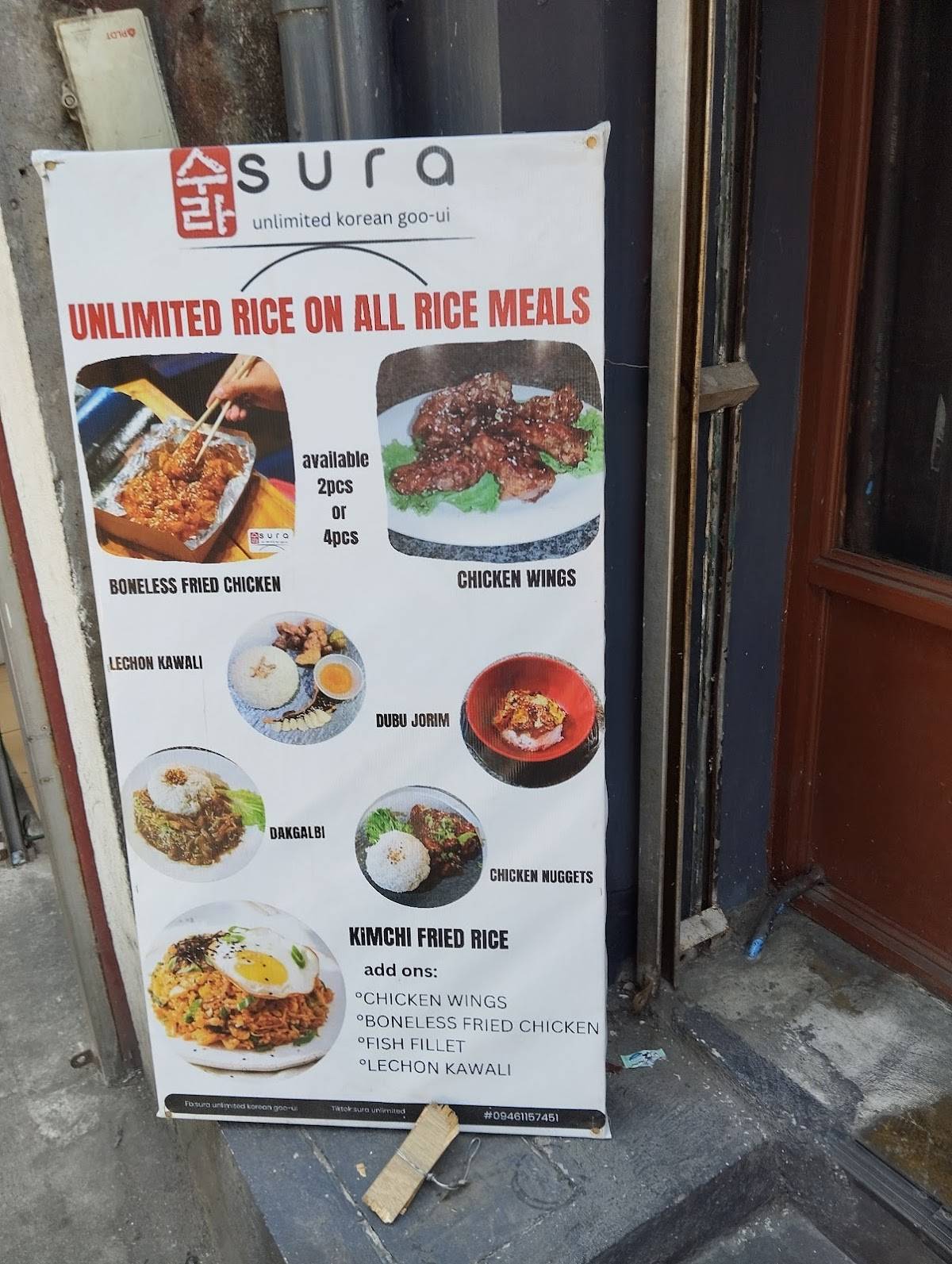 Menu at Muhan Unlimited Samgyupsal restaurant, Manila, JX4R+F26