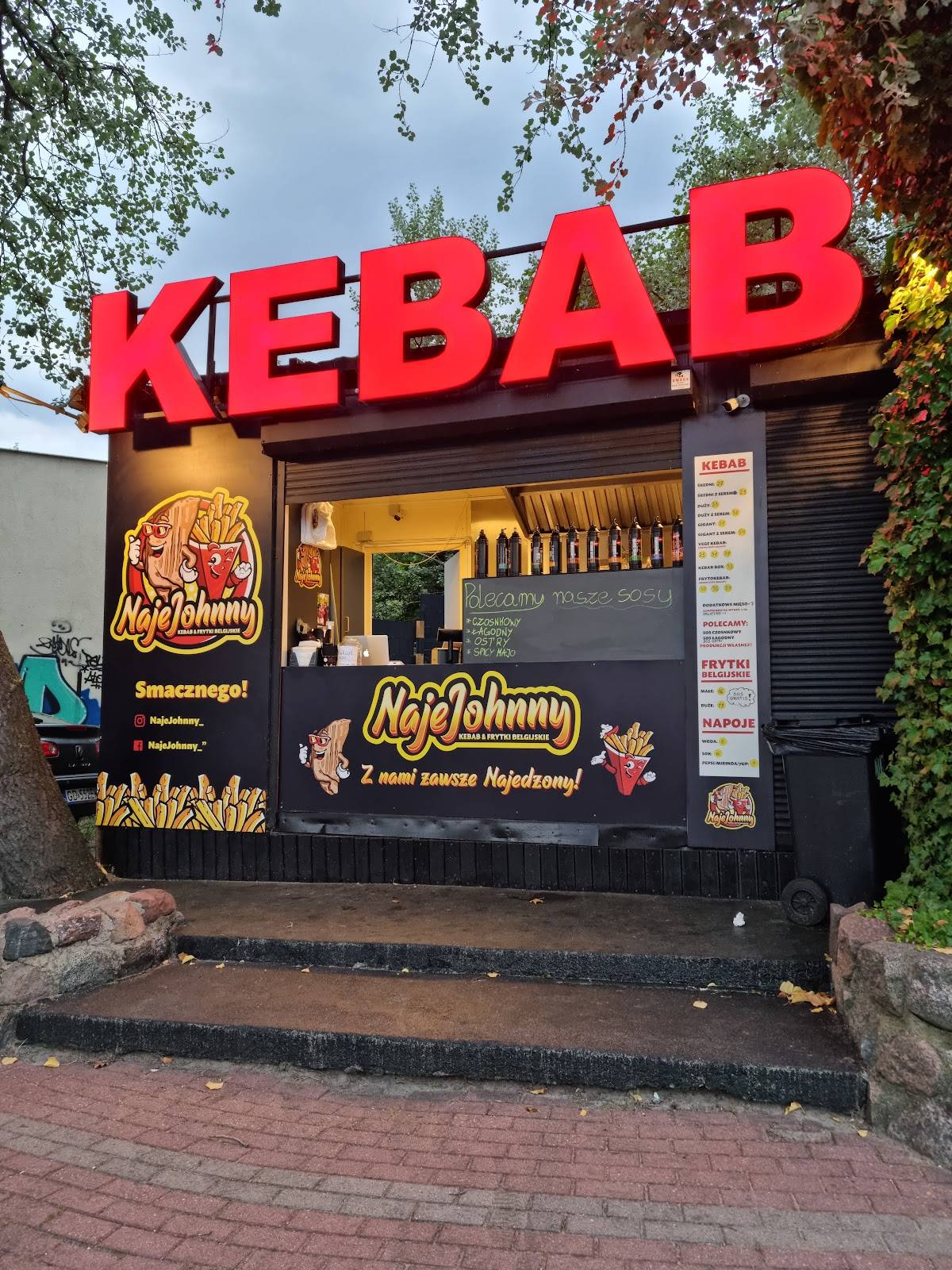 Menu at NajeJohnny 2 Kebab & Frytki belgijskie, Jastarnia