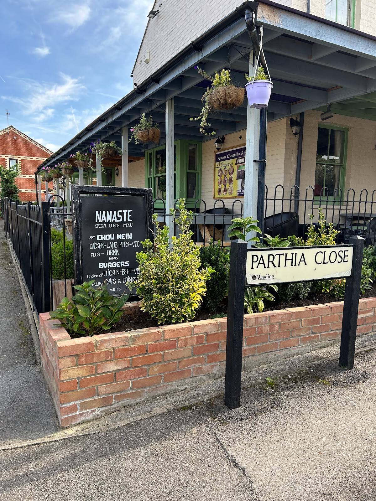 Menu at Namaste Kitchen Reading Hook & Tackle pub & bar, Reading