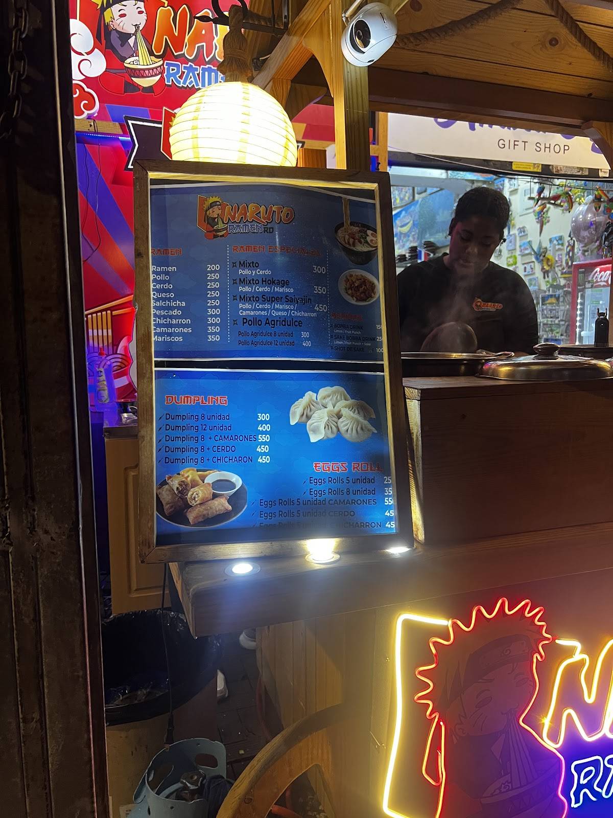 Carta del restaurante Naruto Ramen RD, Santo Domingo