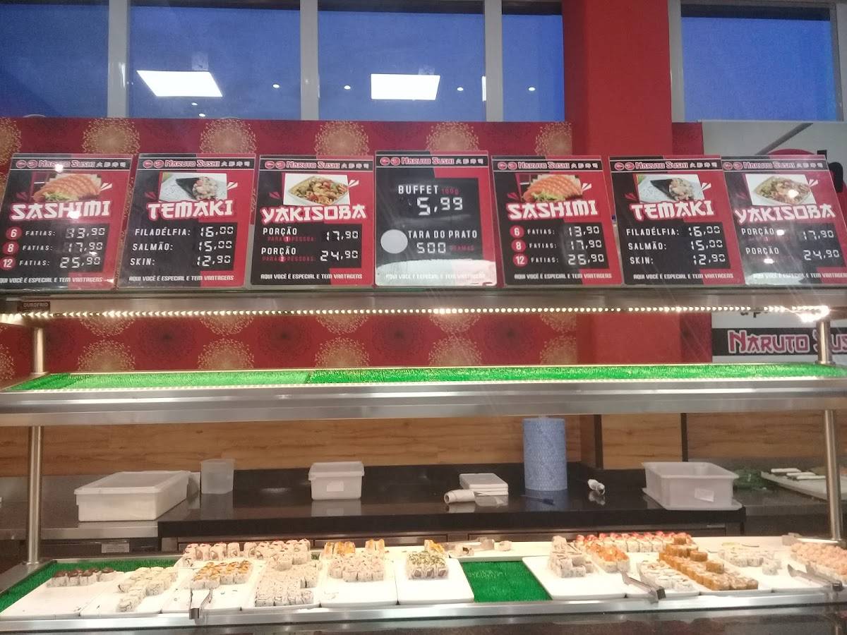 Menu em Naruto Sushi restaurante, Jaraguá do Sul, R. Expedicionário ...