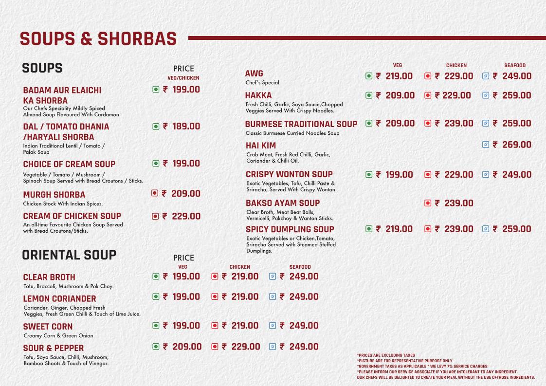 Menu at Namaste Chef by Asian Wok and Grill, Nashik