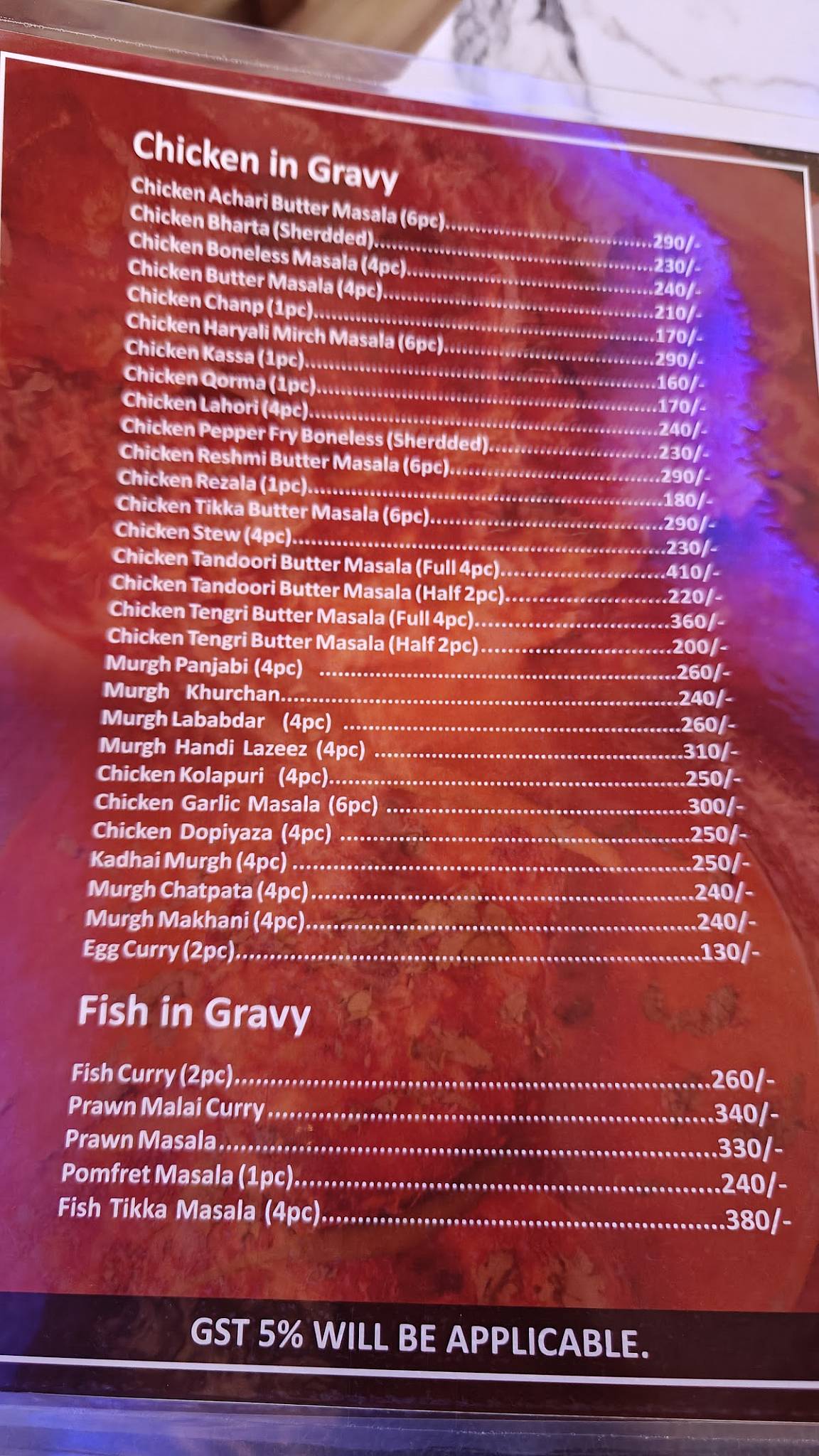 Menu at New Arshlan Siliguri, Bara Mohansingh
