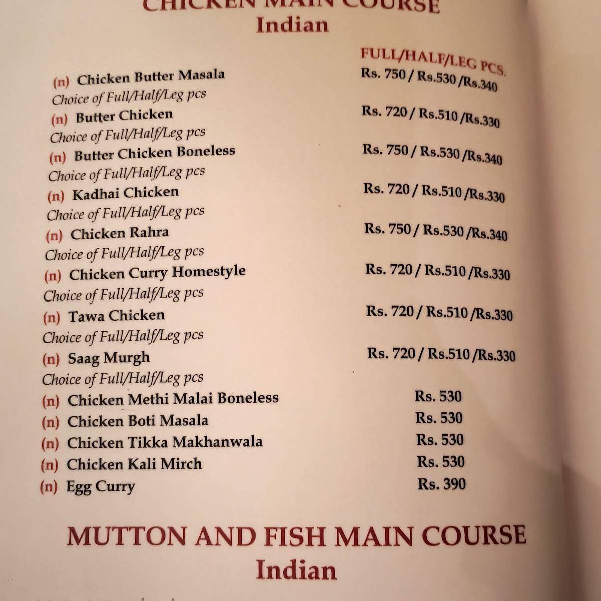 Menu at Culinaria by Meet, Delhi, 66