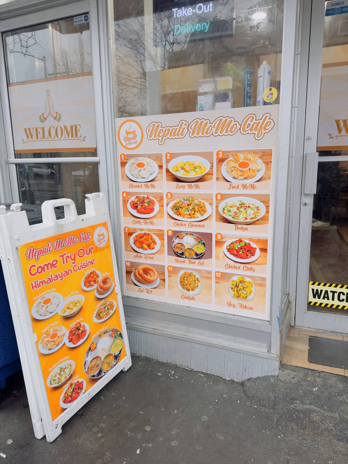 Menu at Nepali Momo Cafe, New York City