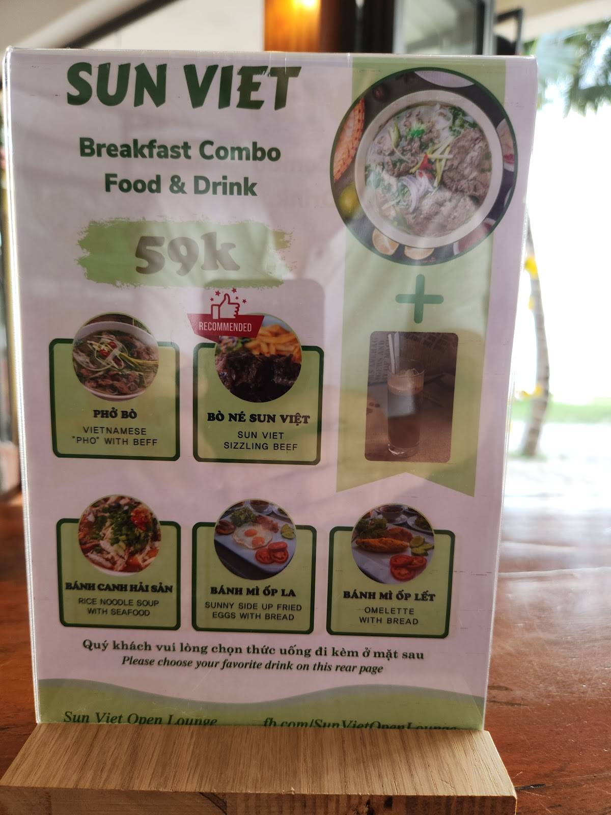 Menu at Nhà hàng Hải Sản Sun Việt Phú Quốc restaurant, Phu Quoc