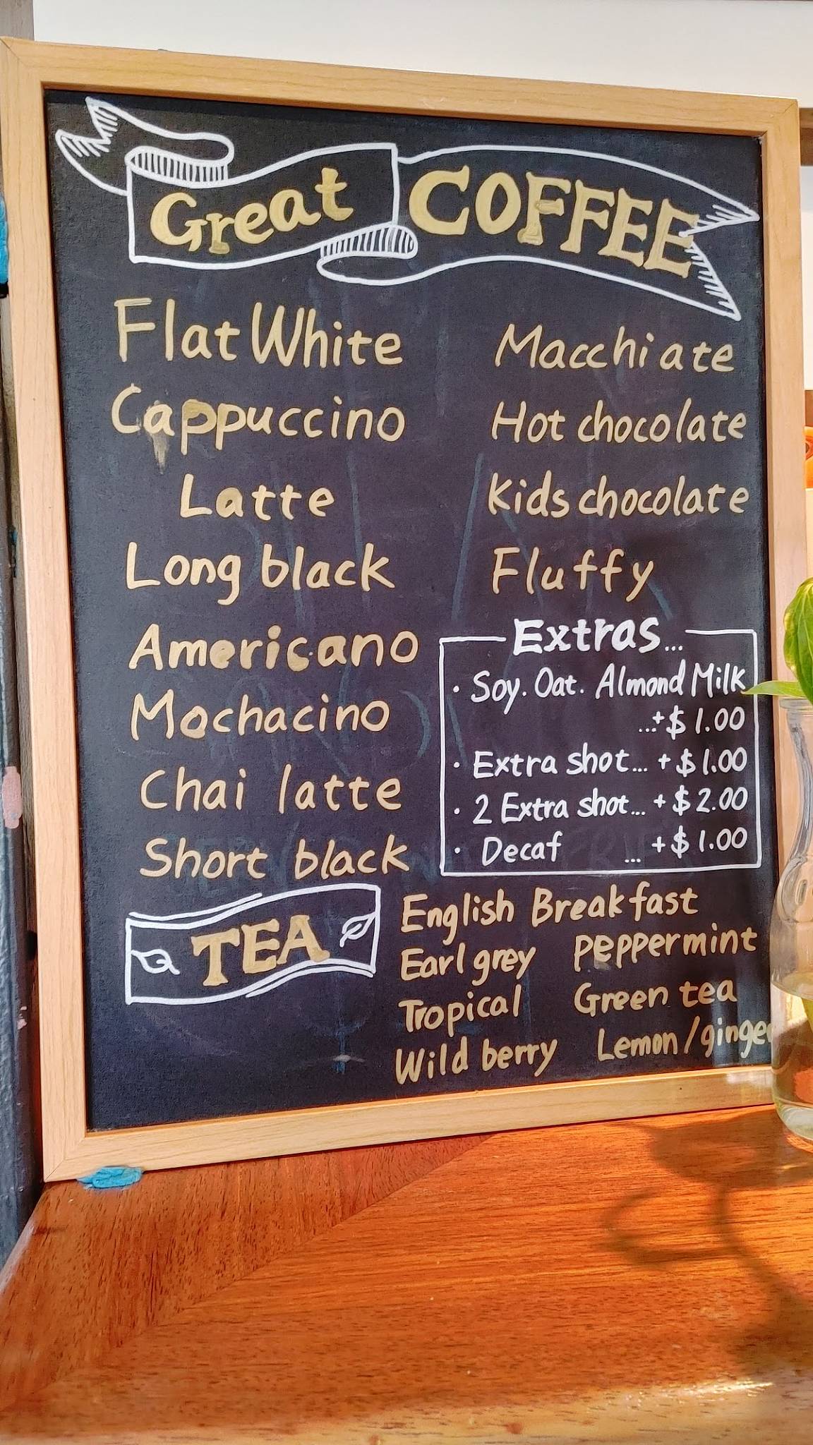 Menu at Nikau Cafe & Bar; also Restaurant, Pohara