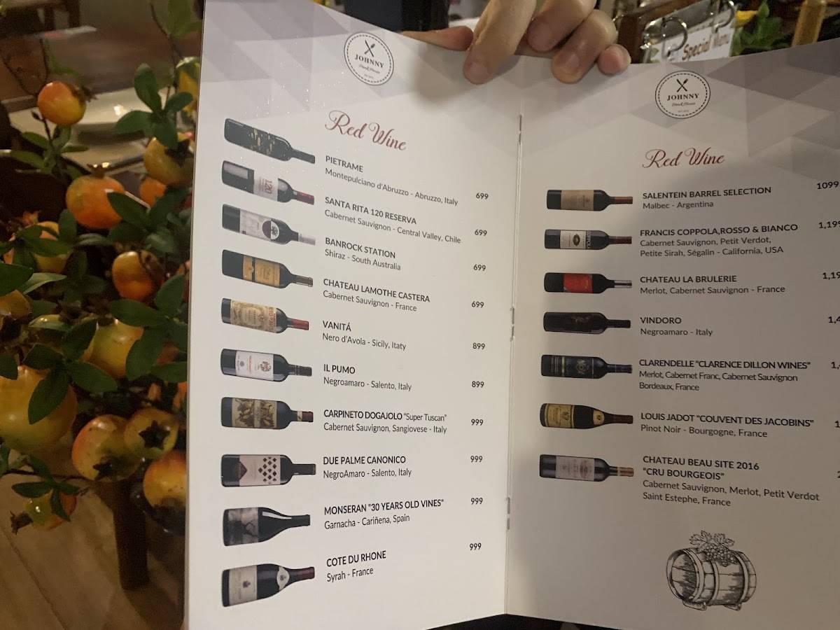 Menu at Johnny Steak House 1 restaurant, Ninh Hòa