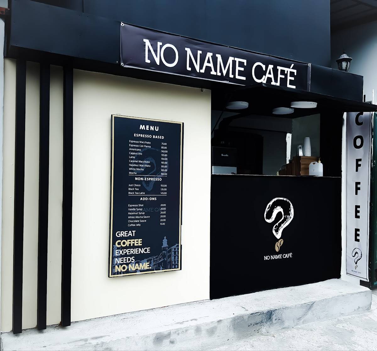 Carta de No Name Cafe, Muntinlupa