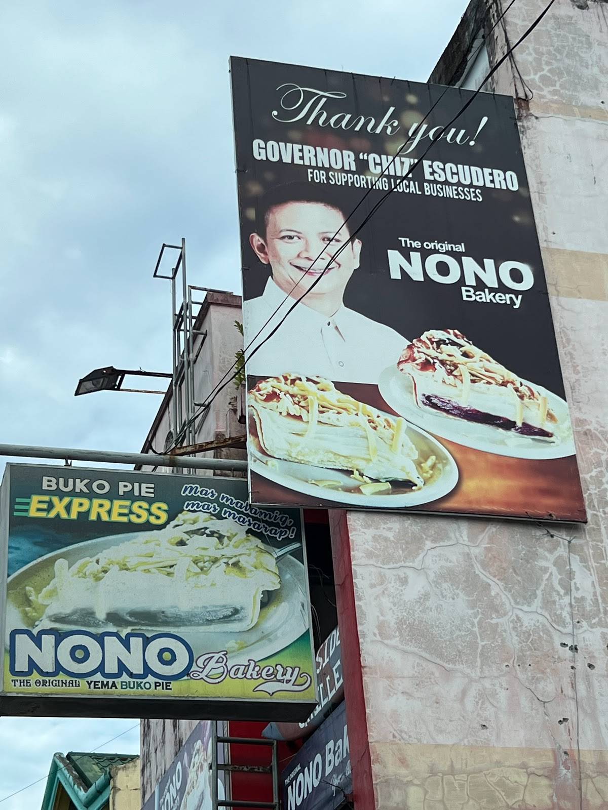 Menu at Nono's Bakery - Yema Buko Pie, Sorsogon City