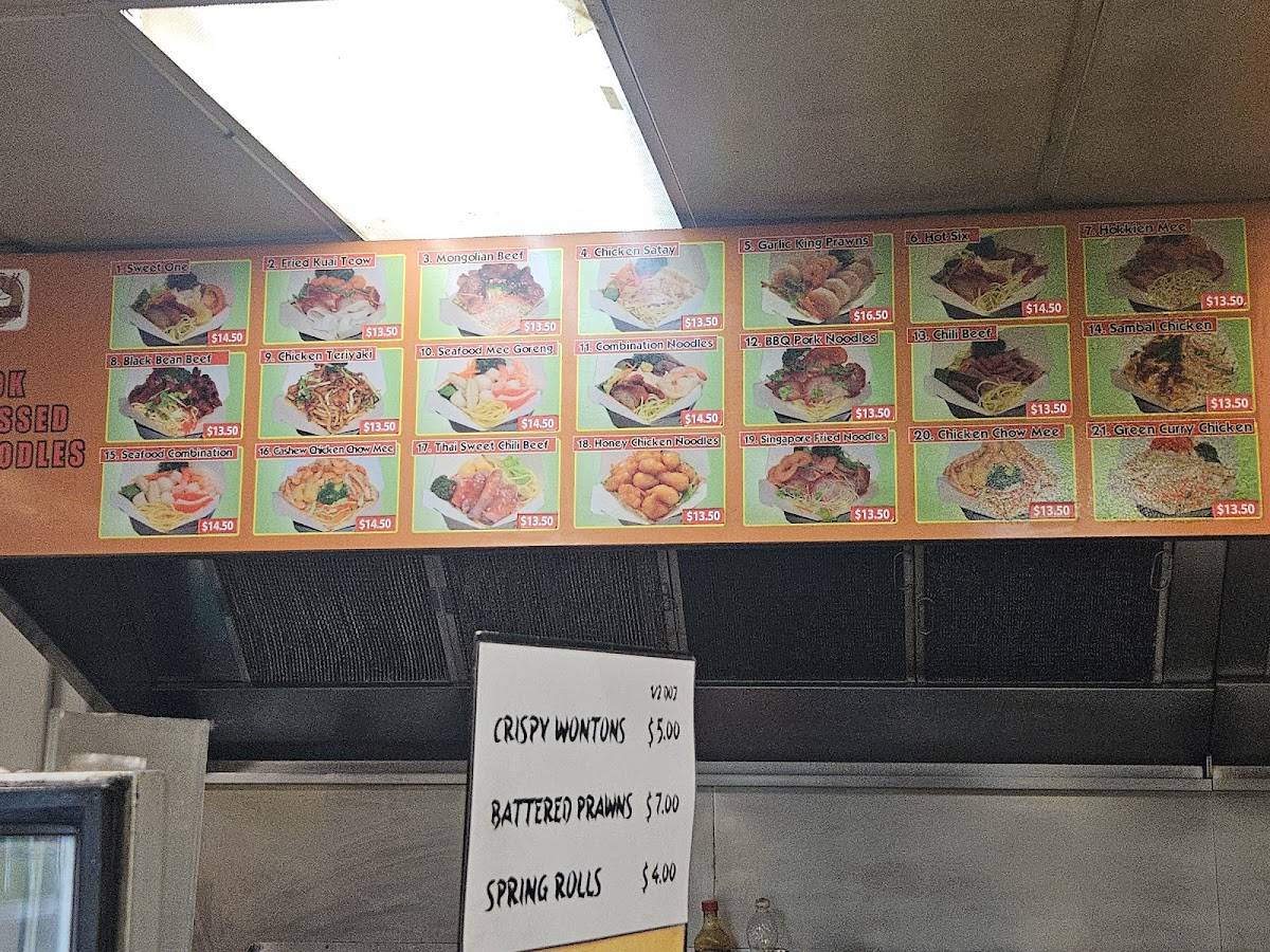 Menu at Noodle Union restaurant, Christchurch, 630a Ferry Rd