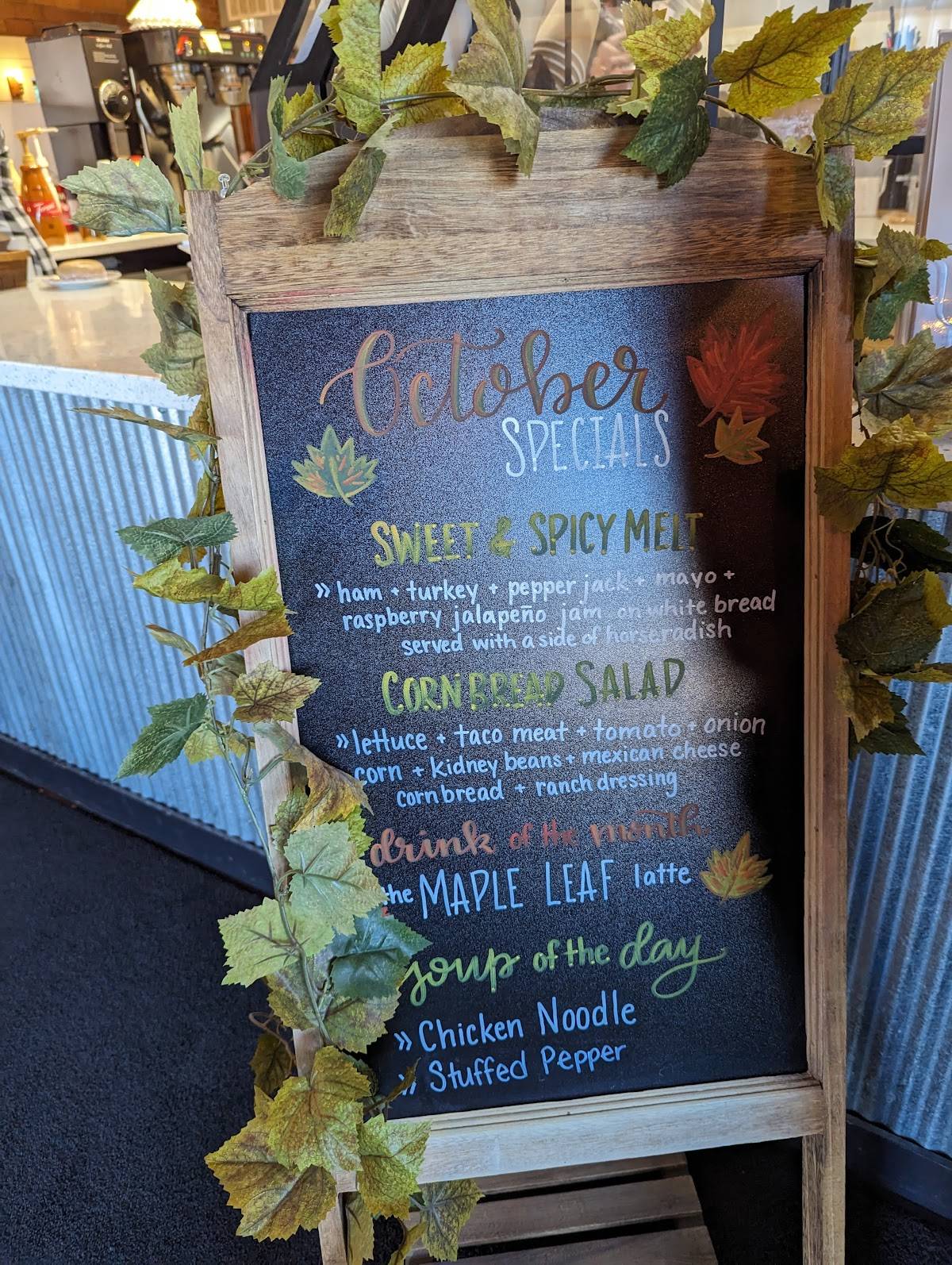 Menu at North Main Café cafe, Mount Vernon
