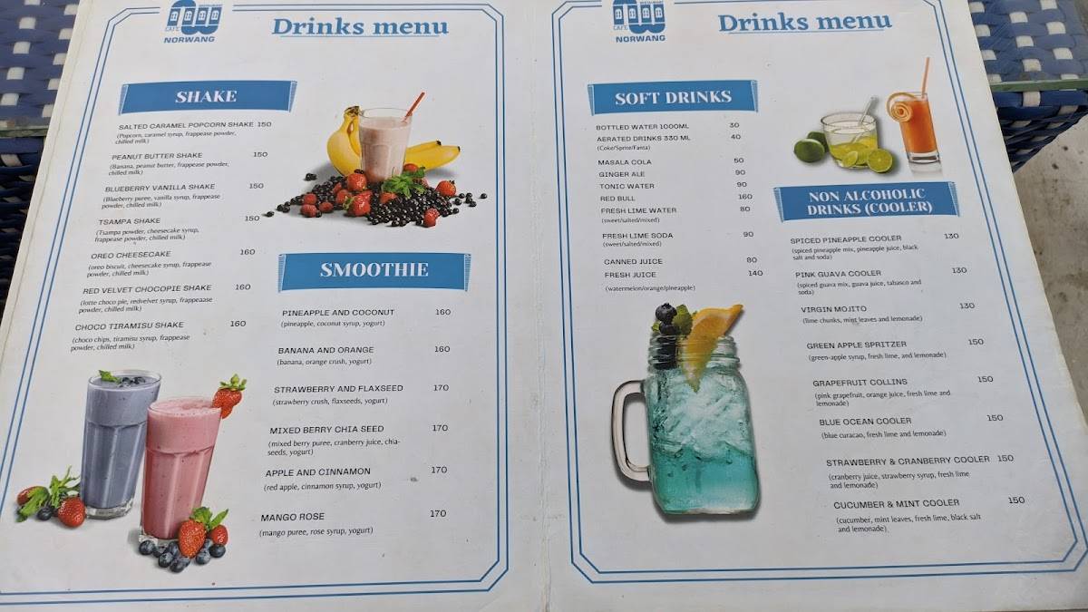 Menu at Norwang Cafe & Restaurant, New Delhi