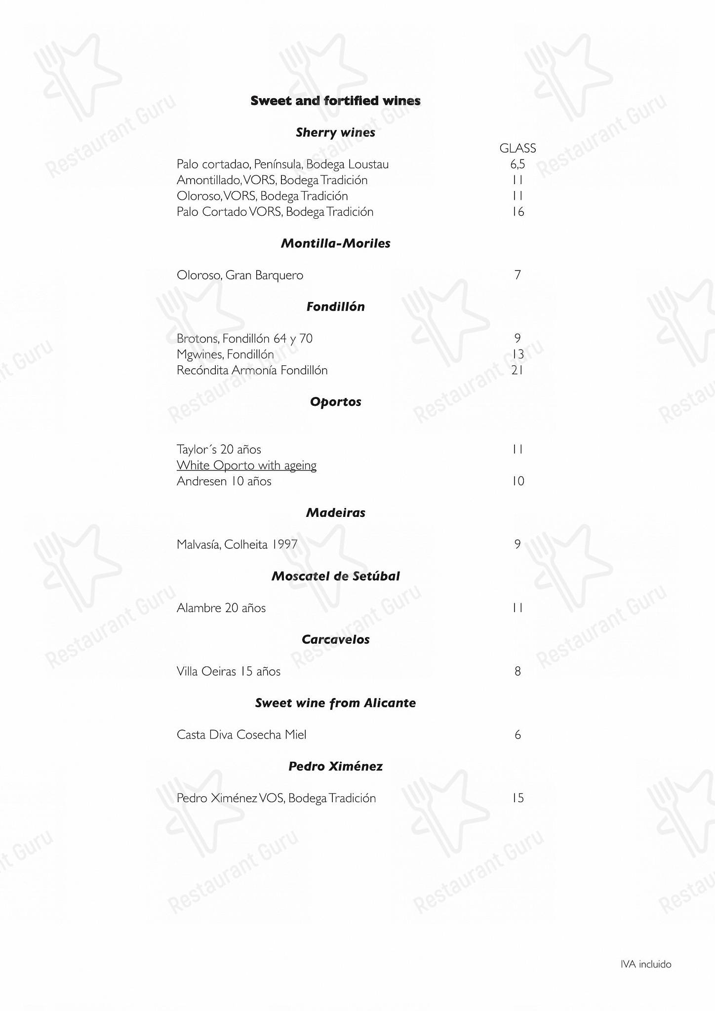 Carta del restaurante Nou Manolín, Alicante, C. Villegas