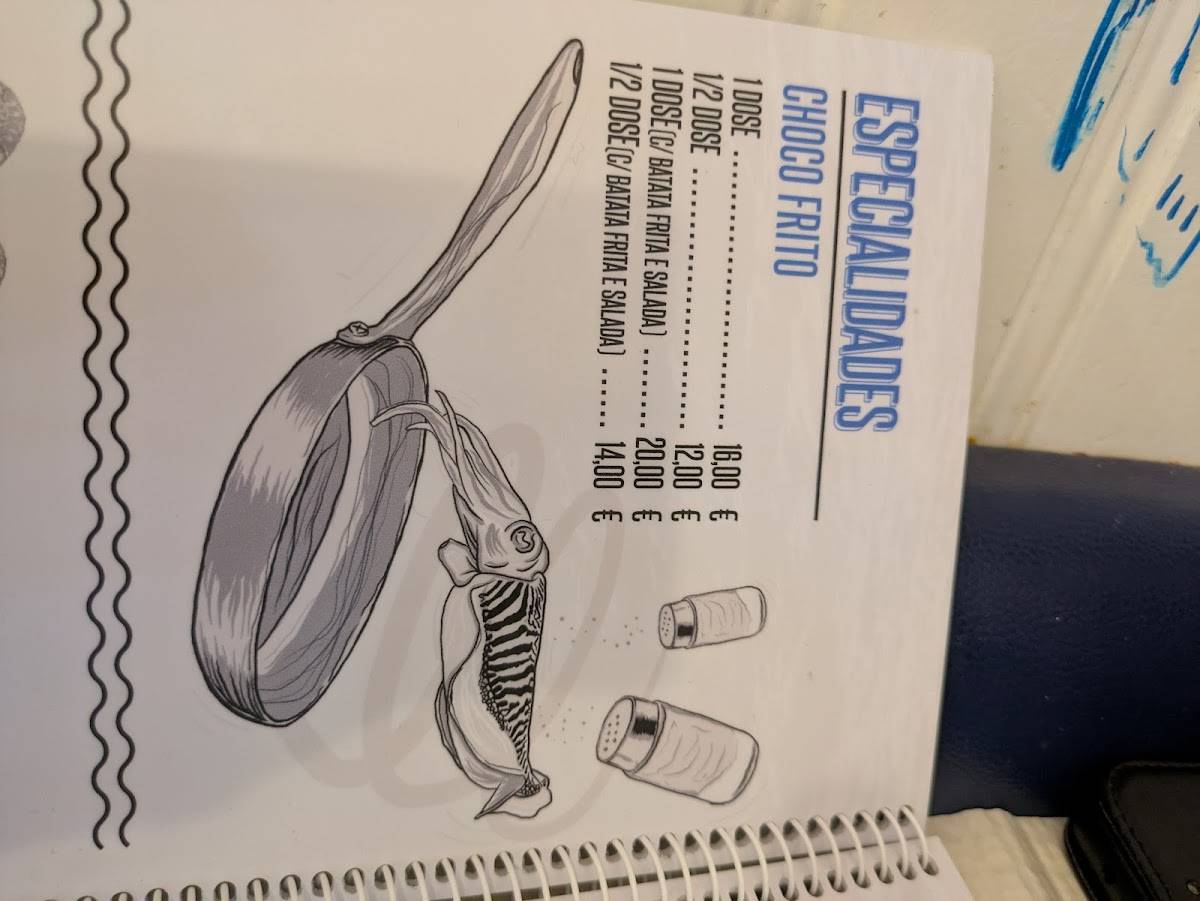 Menu em O Rodinhas restaurante, Sesimbra