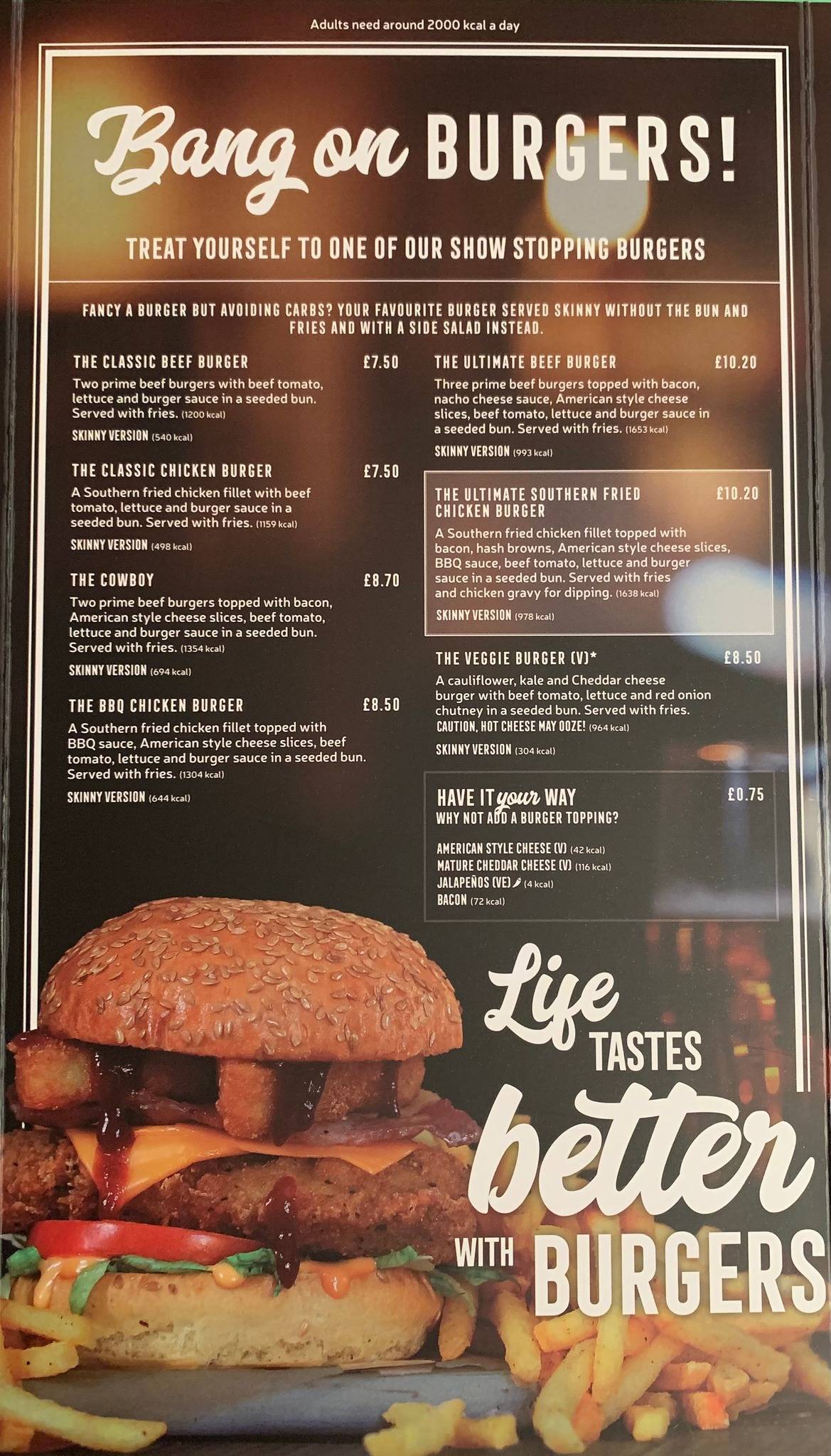 Menu at Olde House pub & bar, Chesterfield